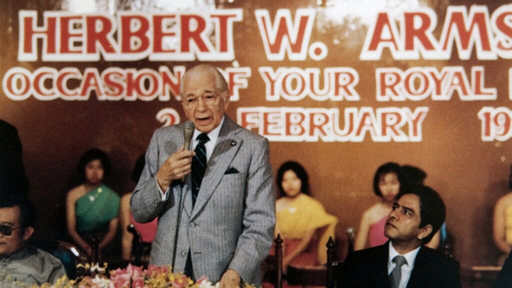 Herbert W. Armstrong's 12-Minute Impromptu Speech in Bangkok ...